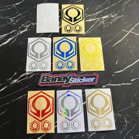 Jual Sticker Stiker Logo Hexom Set Cutting Shopee Indonesia