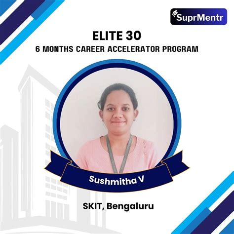 sushmitha v on linkedin careerdevelopment techindustry mentorship