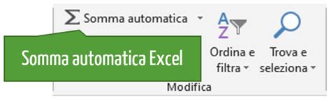 Somma Automatica Excel Da Tastiera Excel Per Tutti