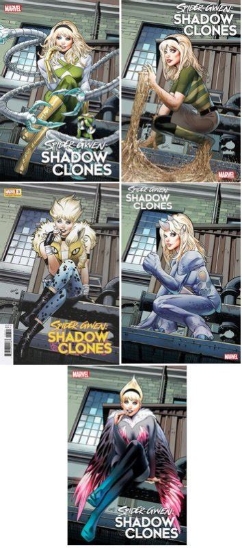 2023 Spider Gwen Shadow Clones Greg Land 1 5 Complete Homage Variant