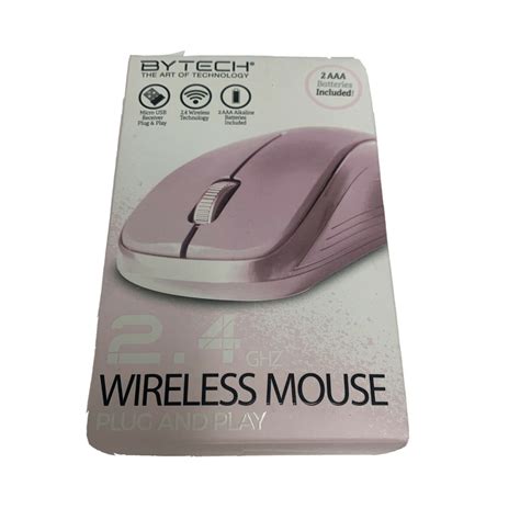 Bytech 24ghz Wireless Mouse Plug N Play Usb Batteries Included Select One Wifi Inc