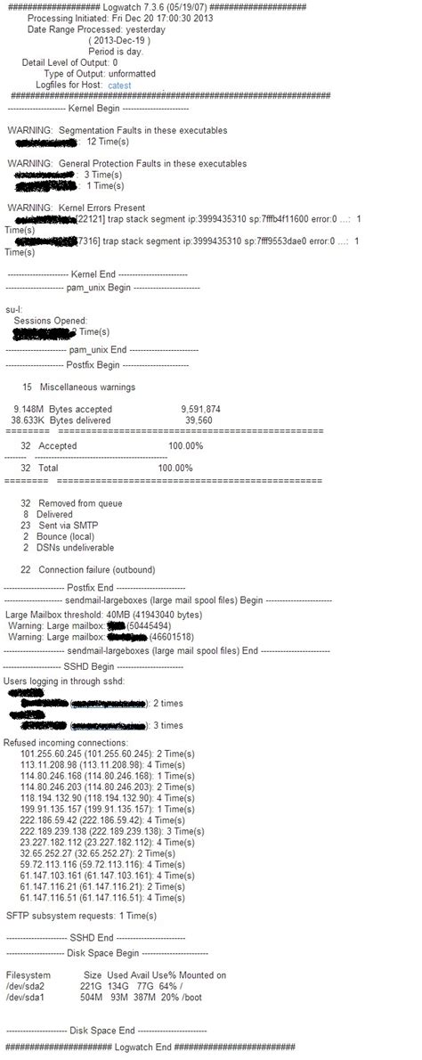 Linux How To Setup LogWatch On CentOs RHEL Fedora To Monitor System Logs Techglimpse