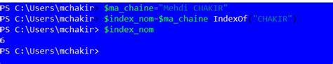 Mehdi Chakir On Linkedin Find Substrings Using Indexof Method Powershell
