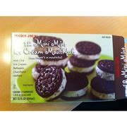 Trader Joes 12 Mini Mint Ice Cream Mouthfuls Calories Nutrition