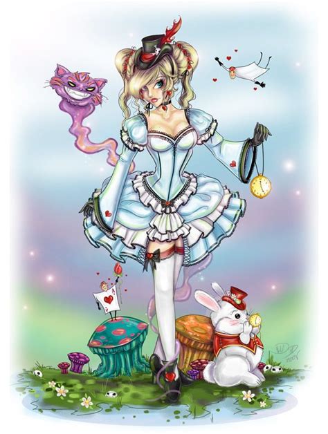Alice In Wonderland Inspires Some Cool Fan Art Ii Pix O Plenty Alice In Wonderland Drawings