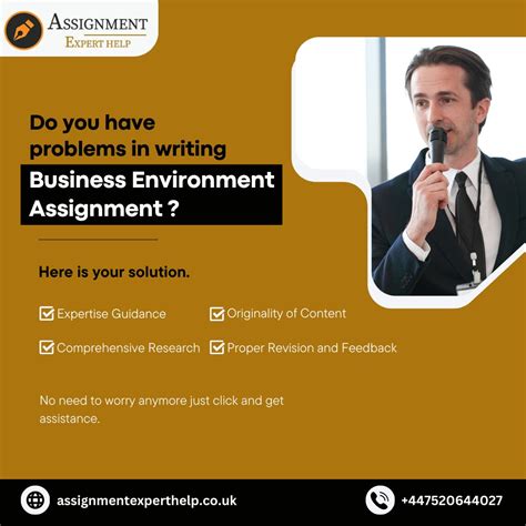 When Students Are Given Assignments In The Business Environment They