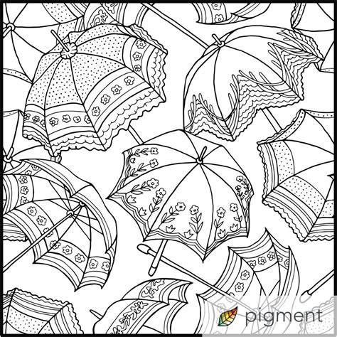 Umbrella Coloring Page Coloring Pages