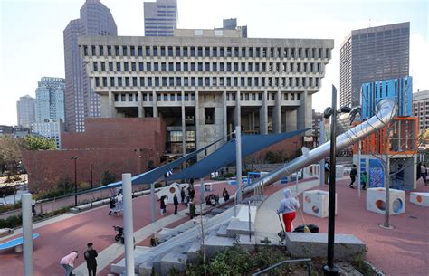 A Welcoming Fully Accessible Boston City Hall Plaza Reopens To The Public Sasaki