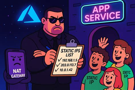 How To Implement A Static Outbound Ip On Azure App Service Via