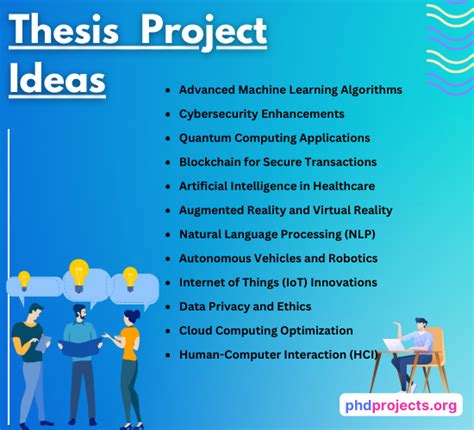Thesis Project Ideas Phd Projects