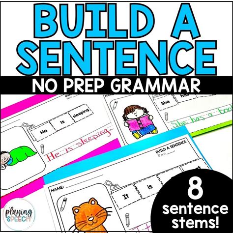 Sentence Construction Worksheet Pdf