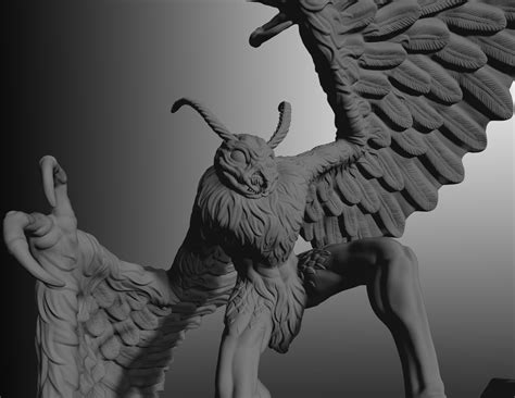 👹 The Mothman・ Stl File For 3d Printing・cults