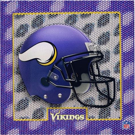 Imperial Minnesota Vikings 5d Holographic Coaster Set