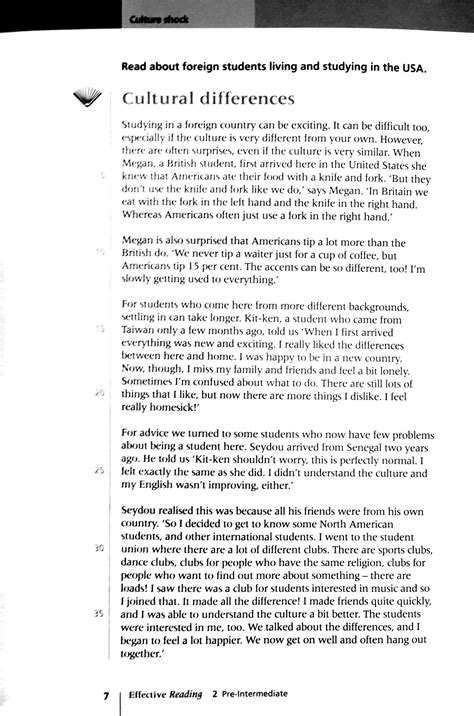 Effective Reading Pre Intermediate Students Book Fahasacom