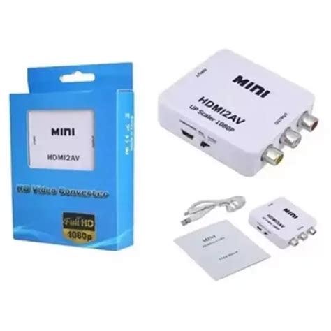 Convertidor De Hmdi A Rca Full Hd 1080p Generico