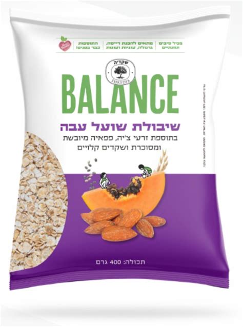 ריקול שקדיה Balance נוכחות קשיו במוצר שיבולת שועל ללא סימון ברור