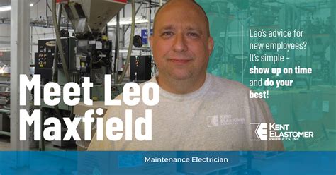 Meet Leo Maxfield Electrician Kent Elastomer Products