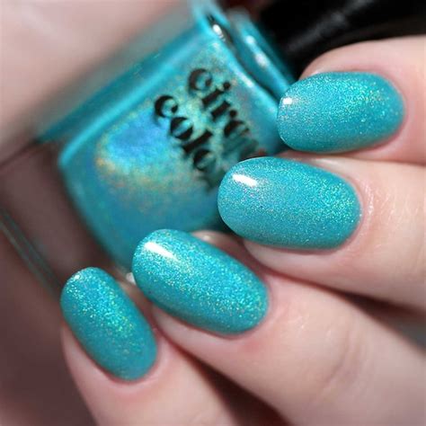 Neon Teal Nail Polish