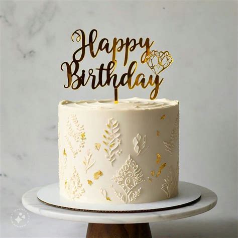 Minimalist Buttercream Cake Buttercream Cake Butter Cream Pretty Birthday Cakes