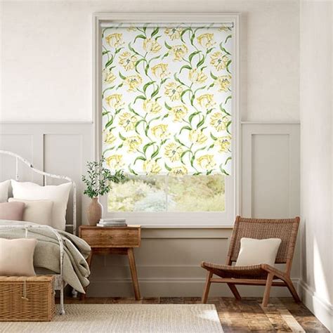 Dancing Tulips Lemon Roller Blind Blinds Online™