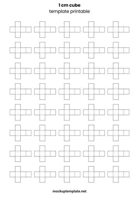 9 Best Free Printable Cube Templates Pdf