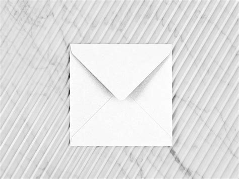 Free Square Envelope Mockup Psd