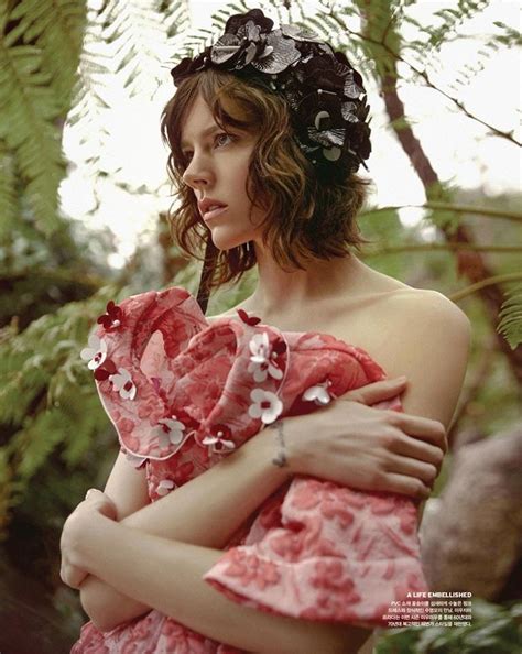 Freja Beha Erichsen Models Miu Mius Spring Looks In Vogue Korea