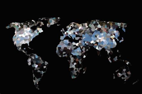 Premium Photo Roughly Sketched Out World Map As Global Business Concepts