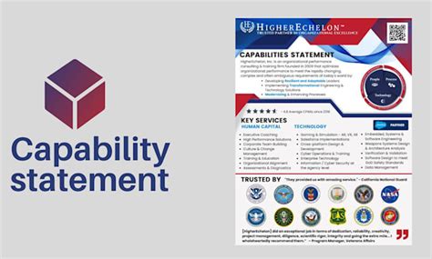 Design A Professional Federal Government Contract Capability Statement By Asad Writes1 Fiverr