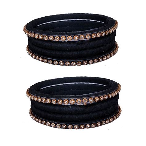 Black Silk Thread Bangles Akshara 2853713