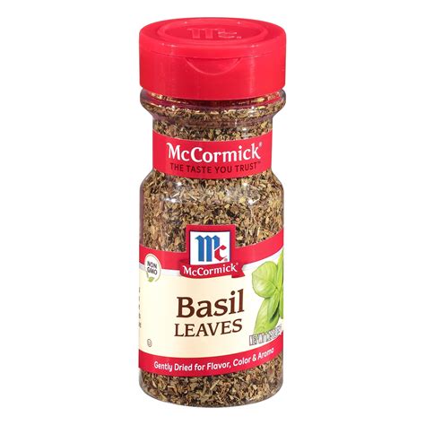 Mccormick Basil Leaves 1 25 Oz 12 Pack Stockupexpress