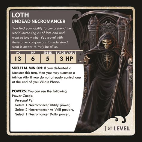 Dungeons And Dragons The Necromancer Class