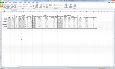 Time Calculator Spreadsheet — Db