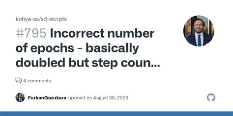 Incorrect Number Of Epochs Basically Doubled But Step Count Is Same