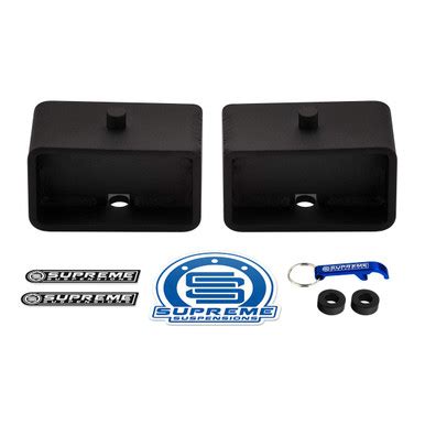 Supreme Suspensions 3 Rear Lift Blocks For 2000 2010 Chevrolet