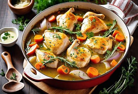 Recette Cocotte De Poulet Aux Herbes Fraîches Un Délice Simple à Préparer