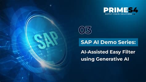 Sap Ai Demo Series 04 Sap Joule Introduction Primes4