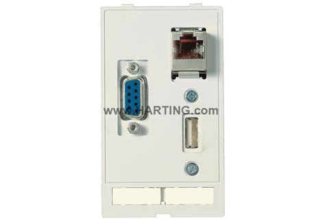 Data Module Usbrj45sub D9f M Harting Technology Group