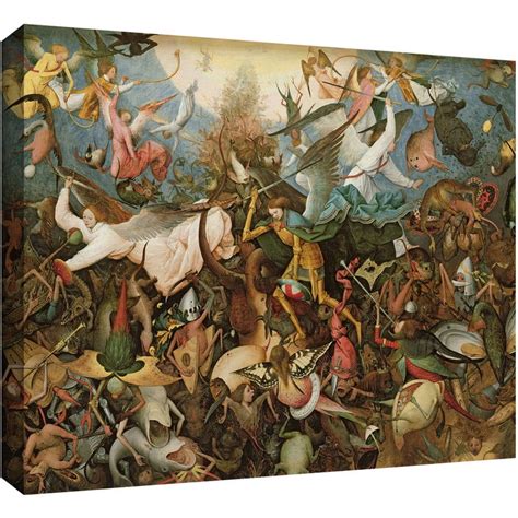 Artwall Pieter Bruegel The Fall Of The Rebel Angels Gallery Wrapped