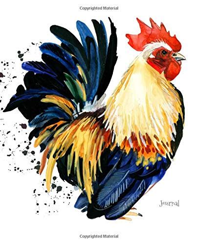 Journal Serama Cockerel Chicken Notebook Chicken Collection
