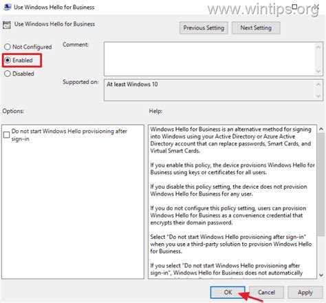 Windows Hello Pin Is Unavailable On Windows Solved Wintips Org