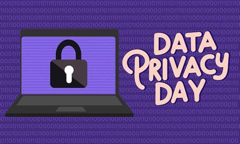 Premium Vector Data Privacy Day Lettering Handwriting Text Data Privacy Day Calligraphy Banner