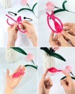 How To Make Pipe Cleaner Flowers Tulips Diy Joy