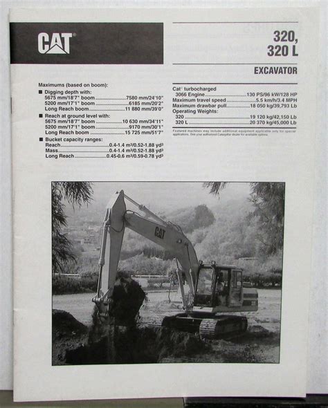320 Excavator Dimensions