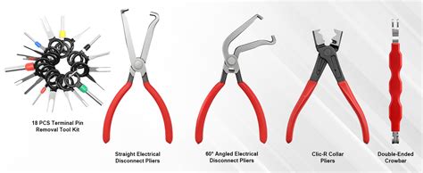 4pcs Automotive Electrical Terminal Connector Separator