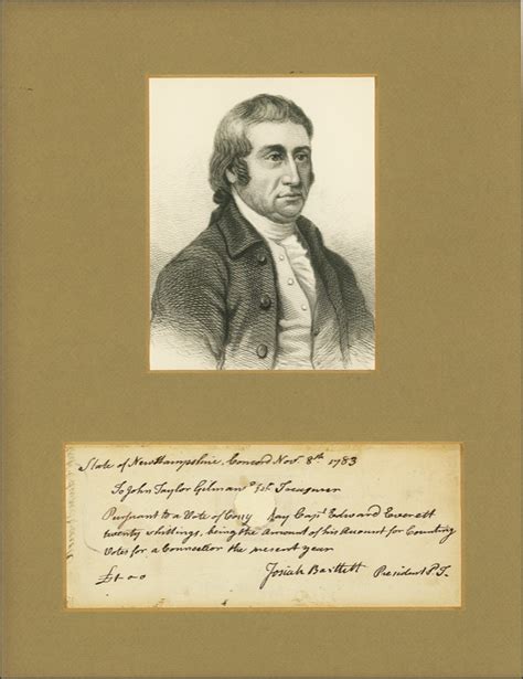 Declaration Of Independence Bartlett Josiah Rr Auction