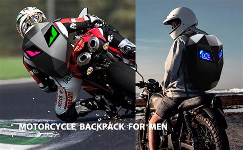 Taysem Customizable Led Motorcycle Backpack Waterproof