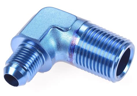 Jegs 100159 An To Npt 90 Degree Adapter Fitting 6 An Male To 12 In