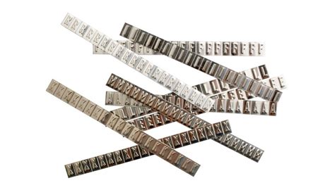 Fleximark® Mr Stainless Steel Character Pertronic Cables