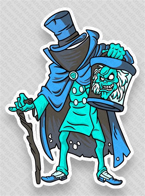Fanart Hatbox Ghost Haunted Mansion Cricut Ready Png Svg Digital Files Pack Etsy